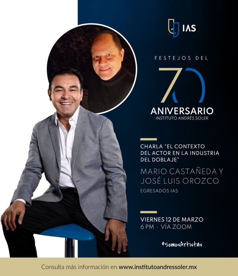 Charla “El contexto del actor en la industria del doblaje” - Instituto ...